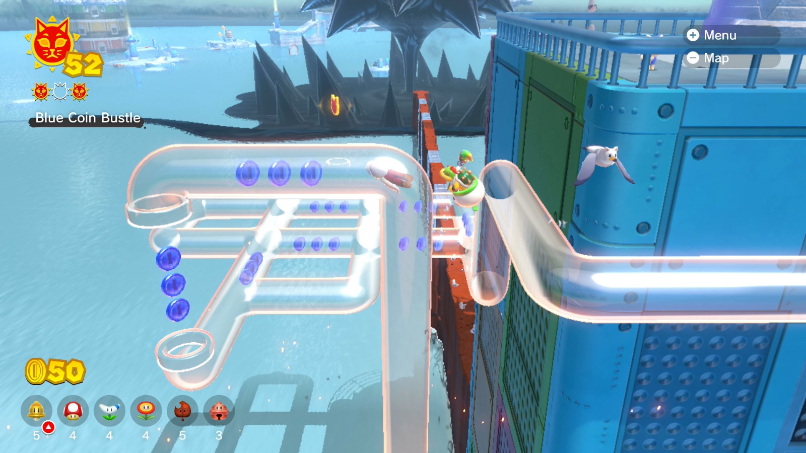 Pipe Path Tower - All Cat Shine Locations - Bowser's Fury Walkthrough ...