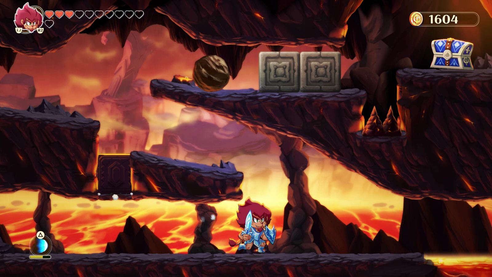 The Volcano - Monster Boy and the Cursed Kingdom Walkthrough - Neoseeker