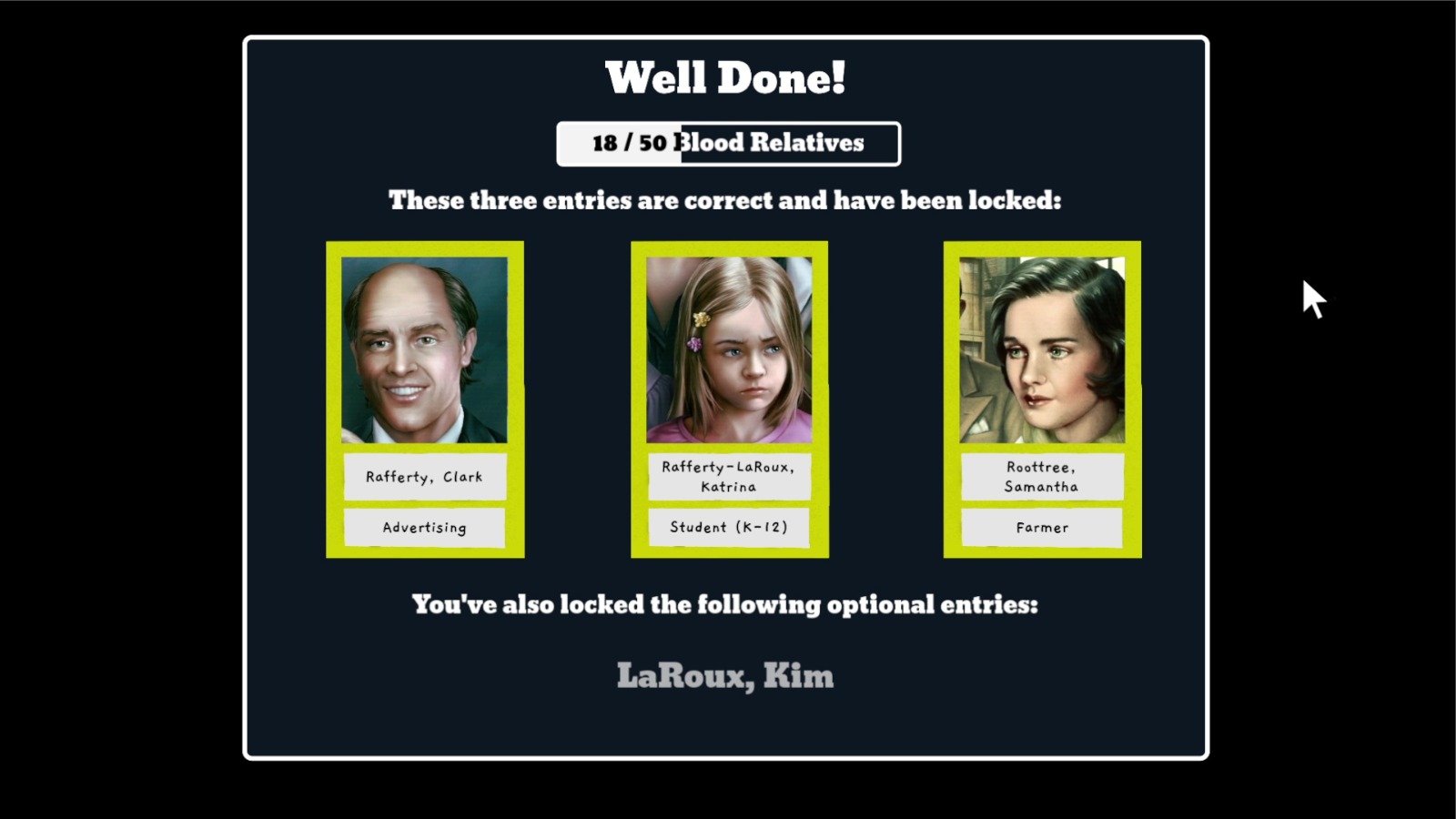 The Roottrees are Dead - Lock in Clark, Katrina and Samantha - Neoseeker