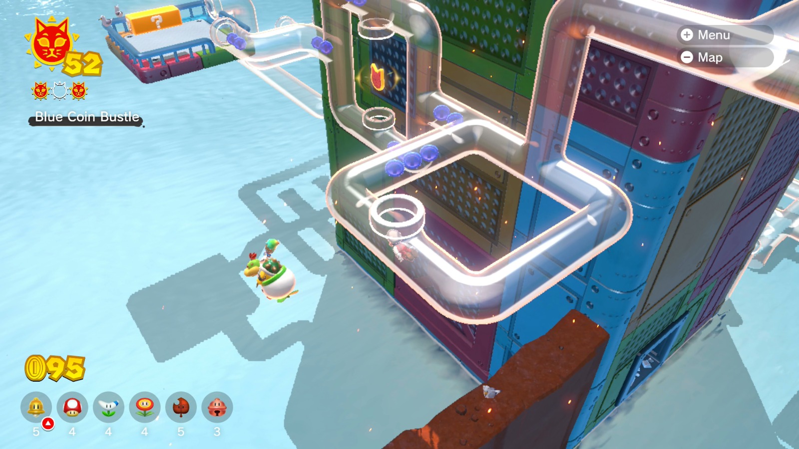 Pipe Path Tower - All Cat Shine Locations - Bowser's Fury Walkthrough ...