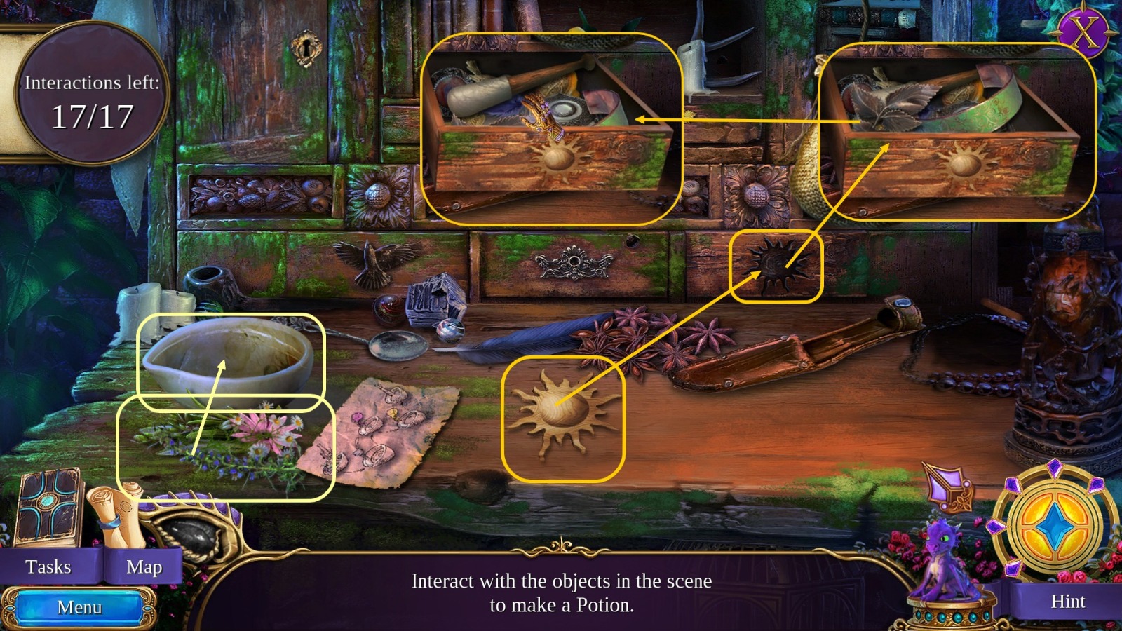 Hidden Objects (main) - The Secret Order 5: The Buried Kingdom ...