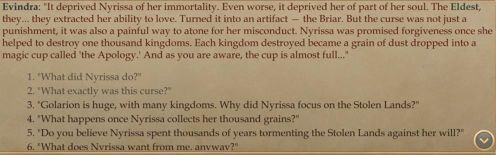 Nyrissa romance guide - Pathfinder: Kingmaker - Neoseeker