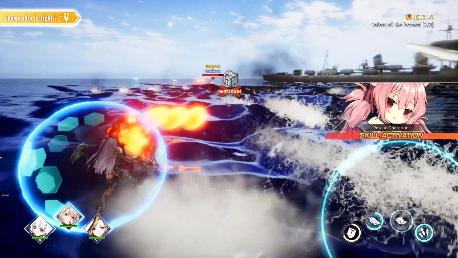 Combat Basics - Azur Lane Crosswave Walkthrough - Neoseeker