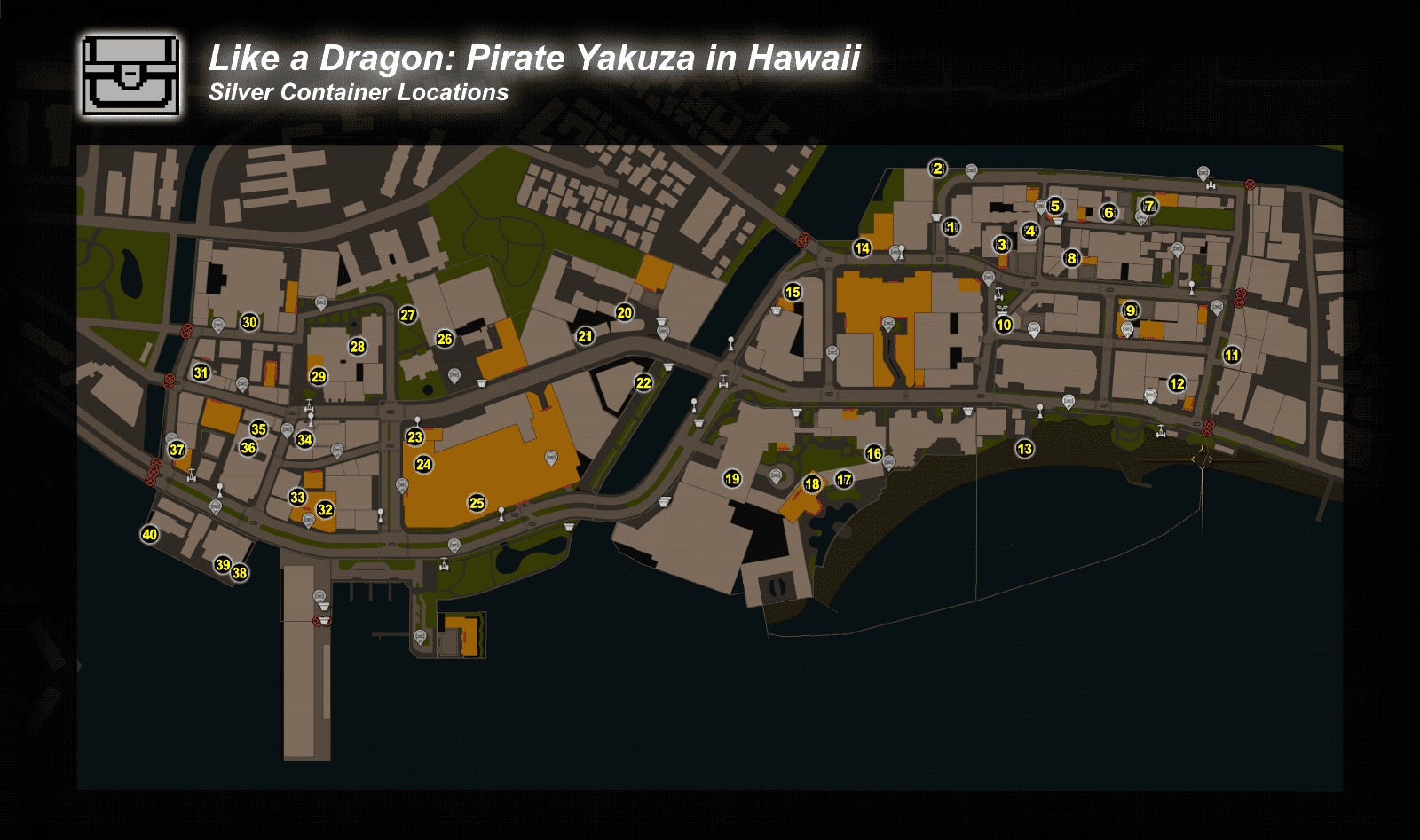 Like a Dragon: Pirate Yakuza in Hawaii - Silver Container Locations ...