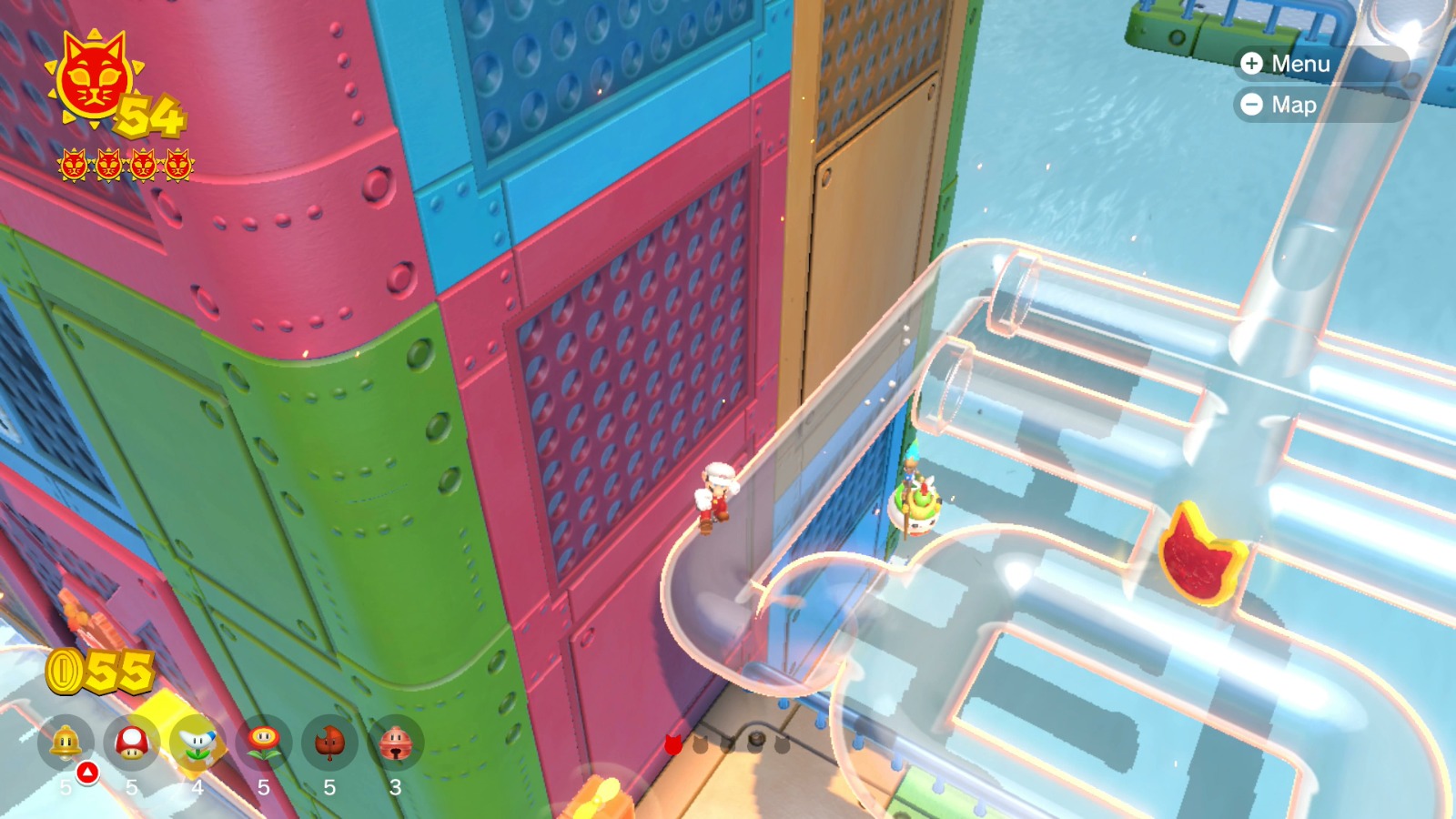 Pipe Path Tower - All Cat Shine Locations - Bowser's Fury Walkthrough ...