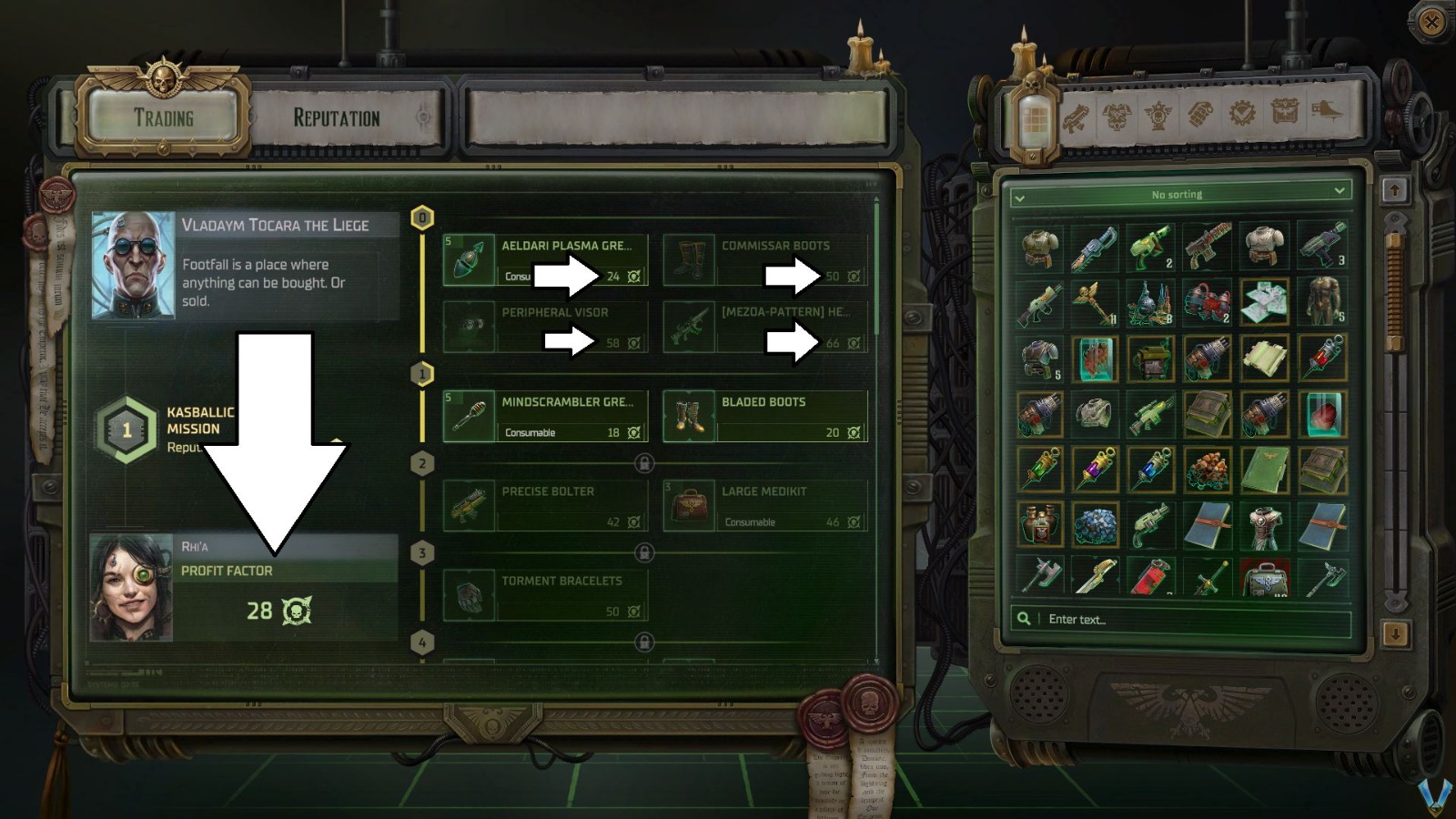 Rogue Trader - Trading And Reputation Guide - Warhammer 40,000: Rogue ...