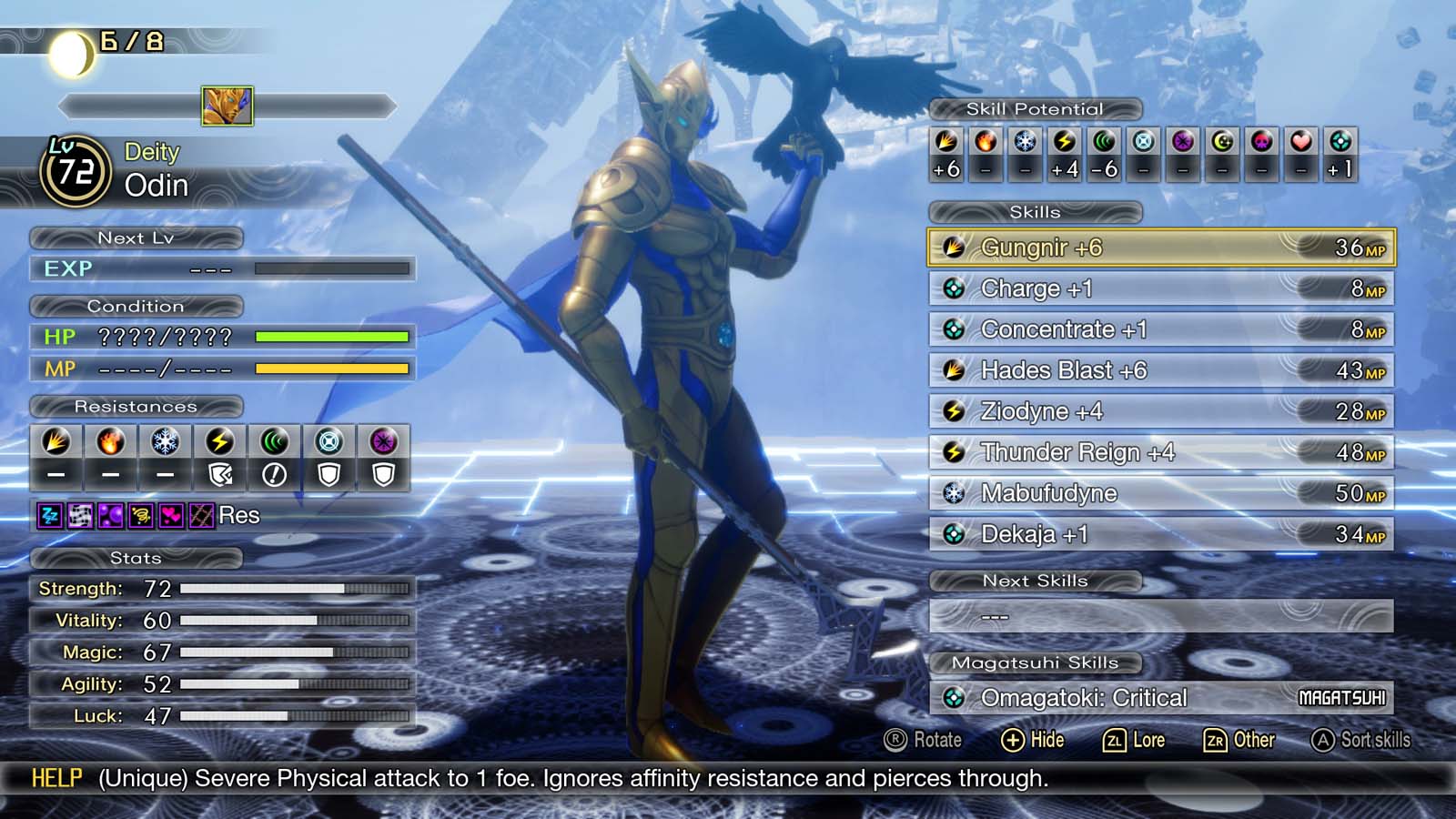 How To Defeat Odin At Komagata - Shin Megami Tensei V Walkthrough ...