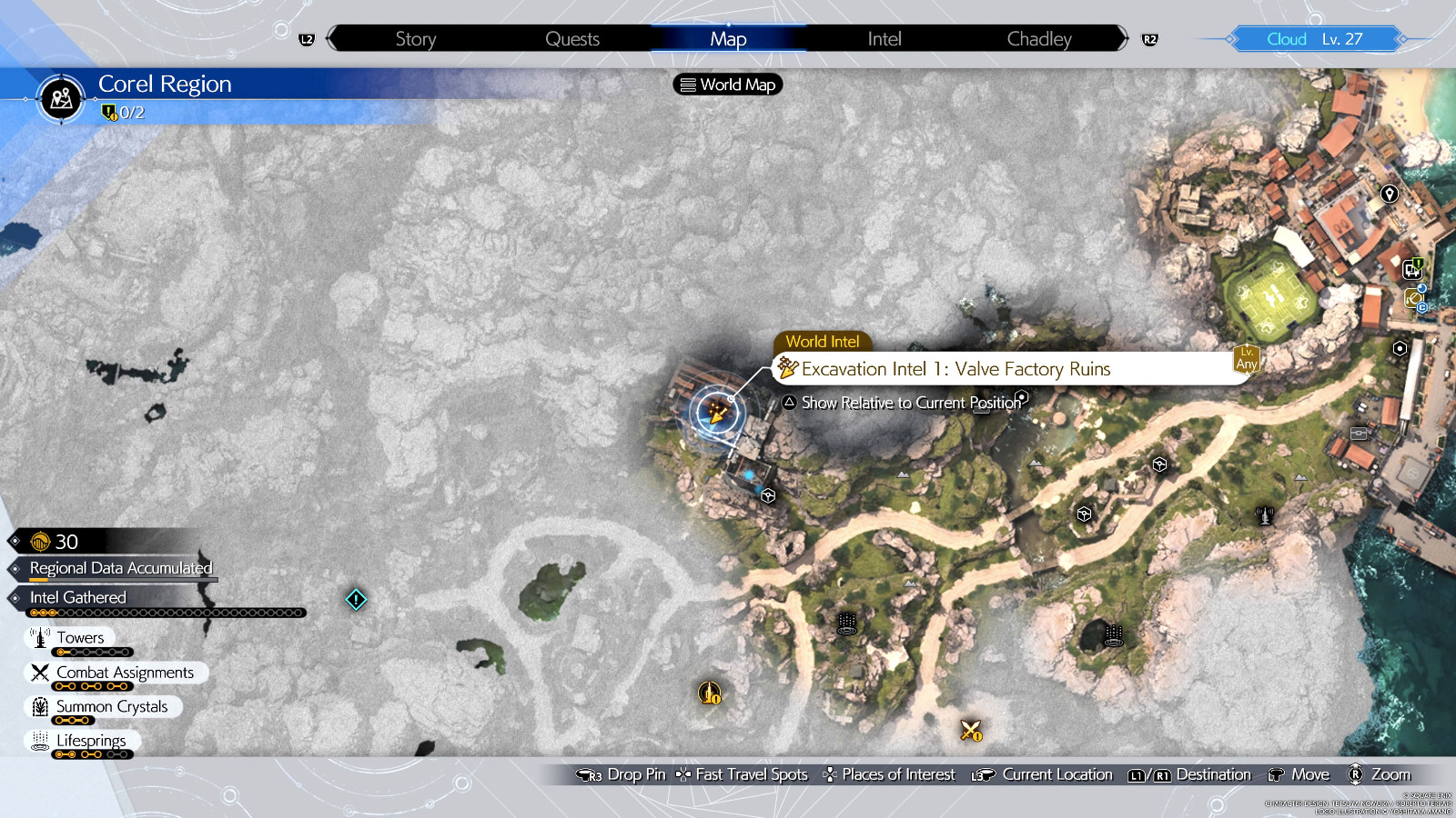 World Intel: Corel Region - Final Fantasy VII Rebirth Walkthrough ...
