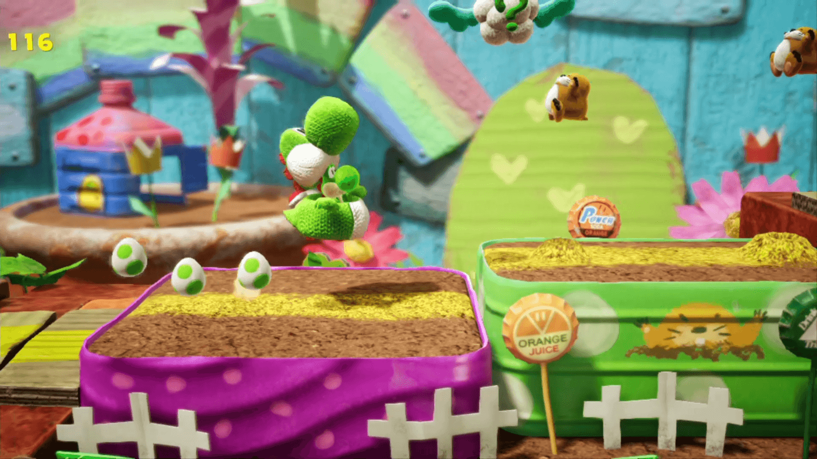 Spring Sprung Trail - Yoshi's Crafted World Walkthrough - Neoseeker