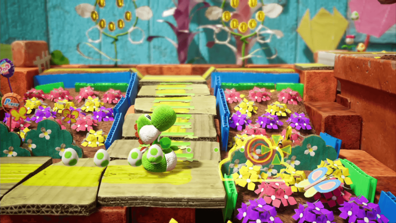 Spring Sprung Trail - Yoshi's Crafted World Walkthrough - Neoseeker