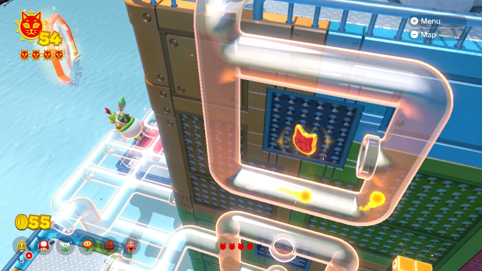 Pipe Path Tower - All Cat Shine Locations - Bowser's Fury Walkthrough ...