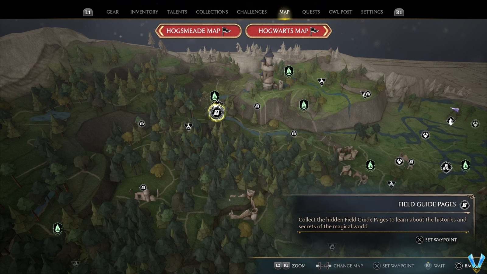 Hogwarts Legacy - All Field Guide Pages - The Highlands Locations Guide ...