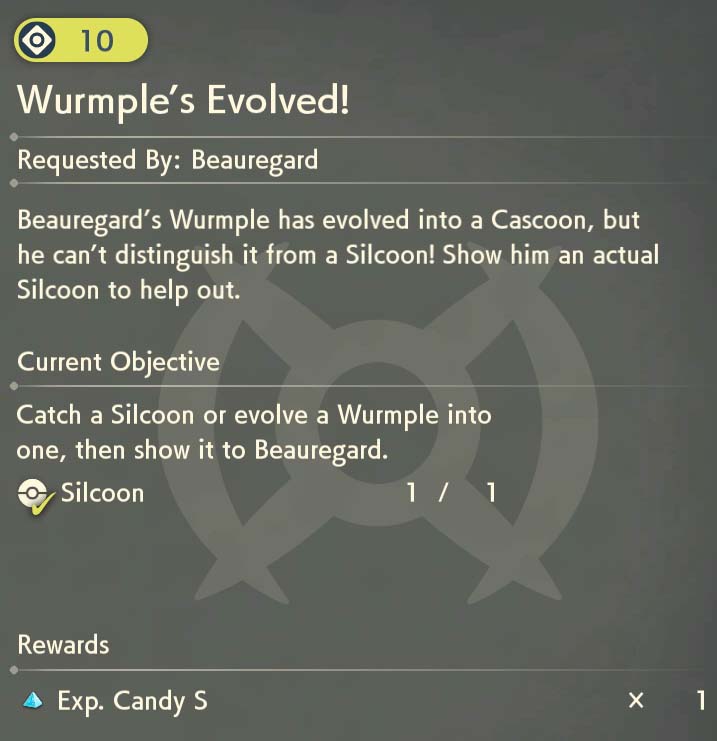 Wurmple's Evolved! Request Guide - Pokémon Legends: Arceus - Neoseeker