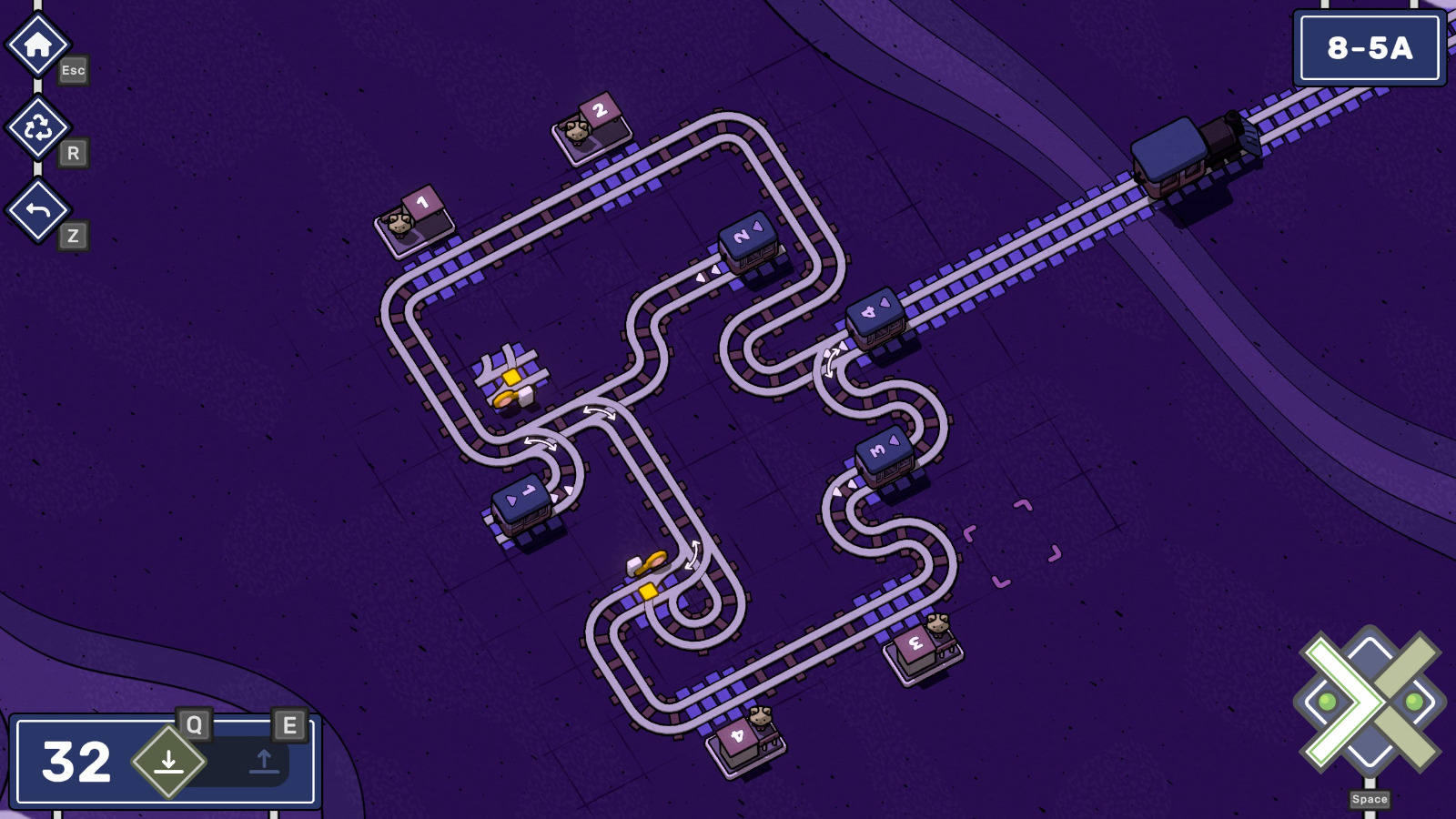 World 8 Puzzle Solutions - Railbound Walkthrough - Neoseeker