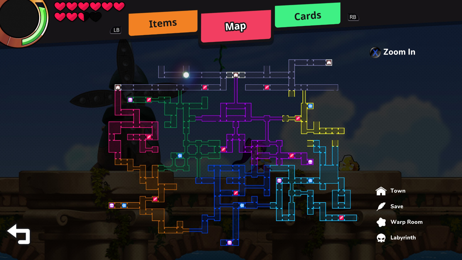 Nuggets Locations - Shantae and the Seven Sirens Walkthrough - Neoseeker