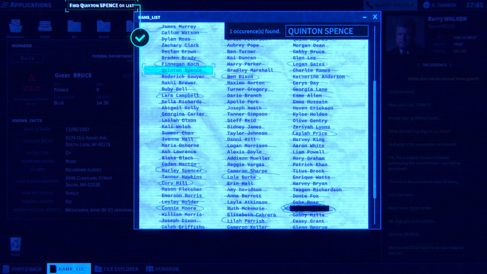 The Operator - Day Two walkthrough - Neoseeker