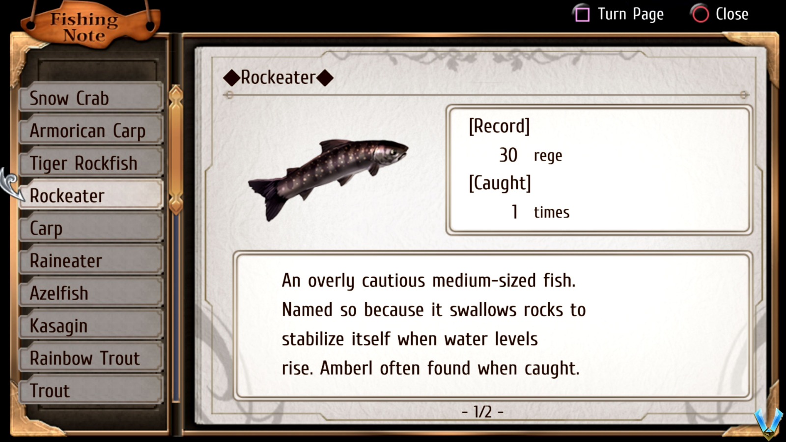 Trails from Zero - Fishing Guide - The Legend of Heroes: Trails from ...
