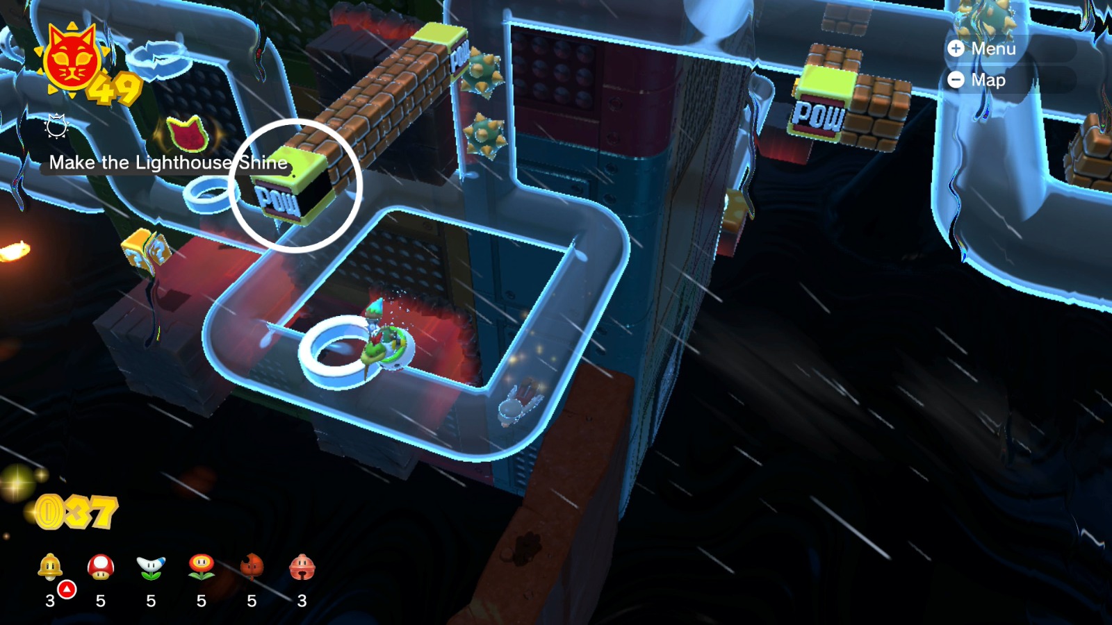 Pipe Path Tower - All Cat Shine Locations - Bowser's Fury Walkthrough ...