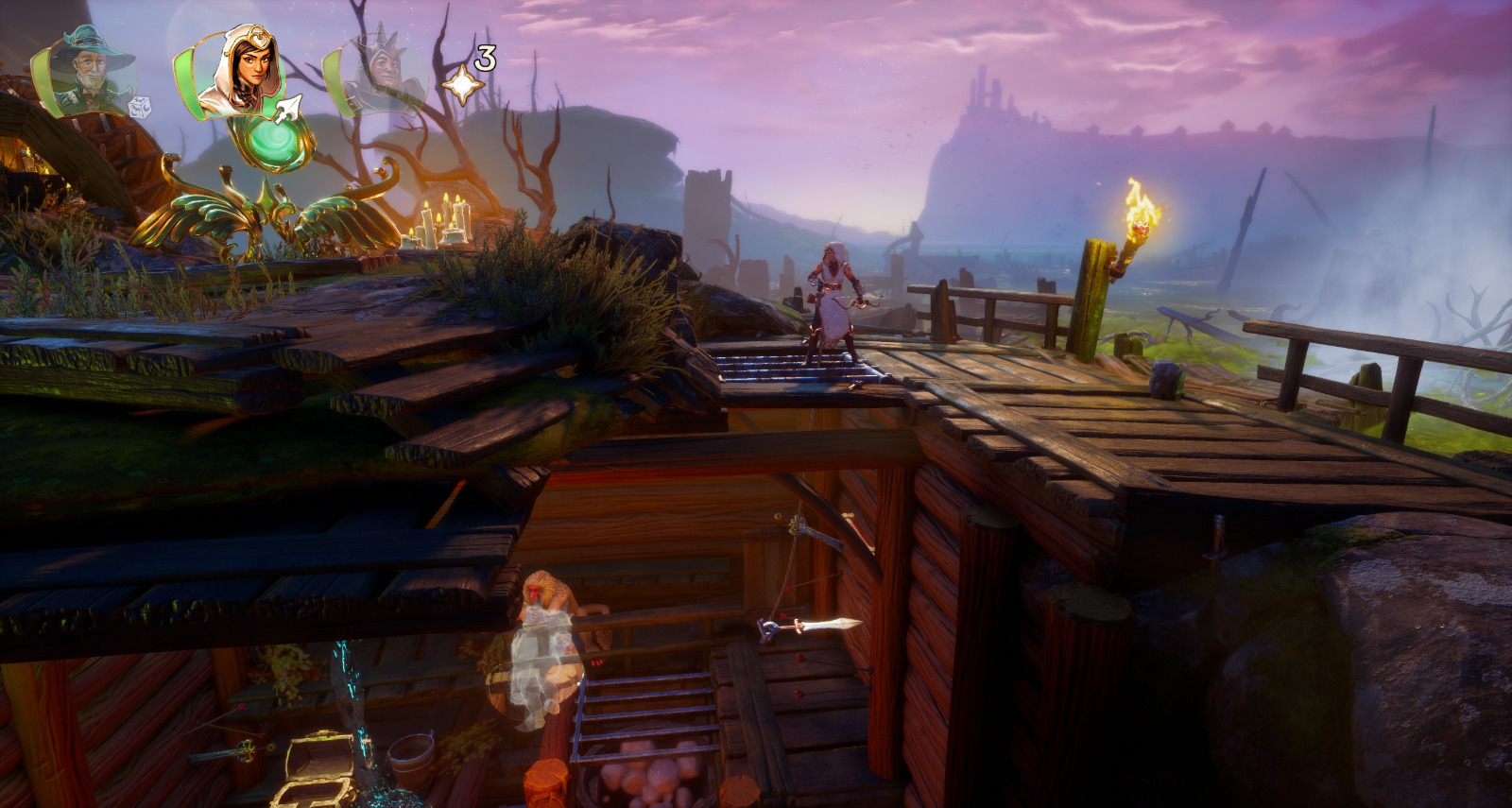 Petrified Marshes - Trine 5: A Clockwork Conspiracy Walkthrough - Neoseeker