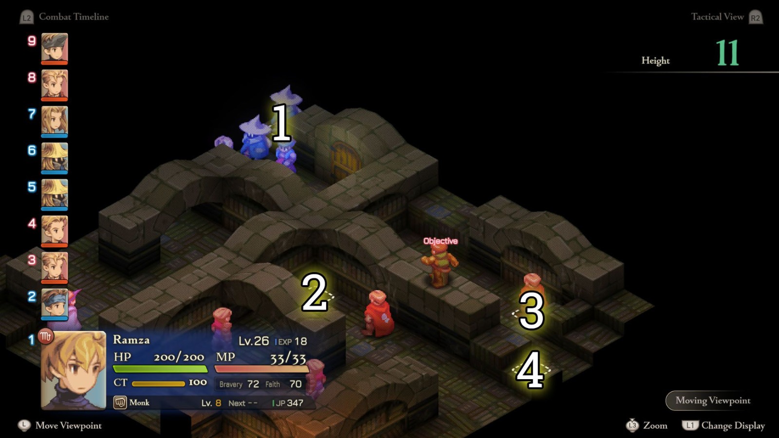 Orbonne Monastery - Vaults - 3rd Level - Final Fantasy Tactics - The ...