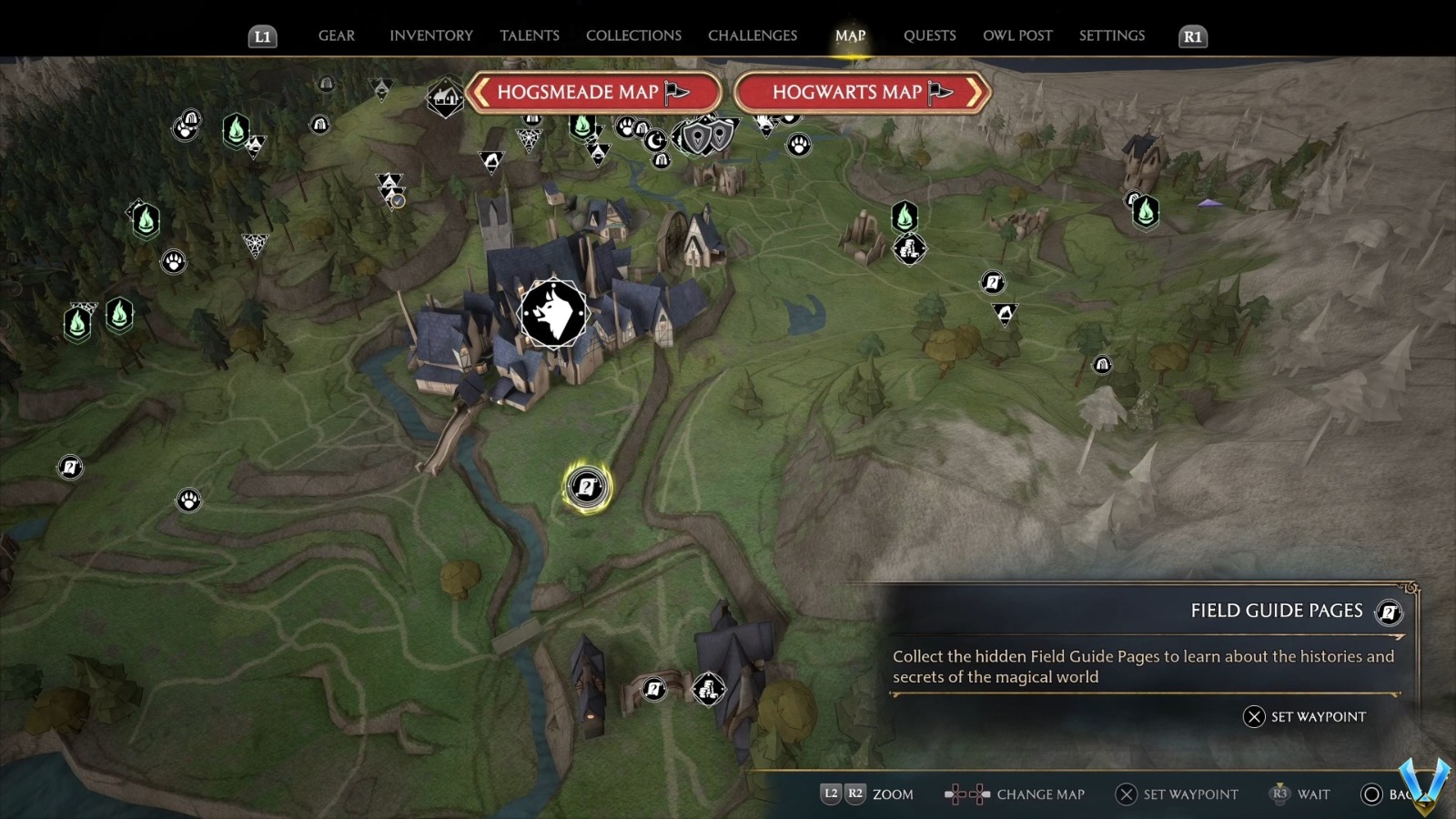 Hogwarts Legacy - All Field Guide Pages - The Highlands Locations Guide ...