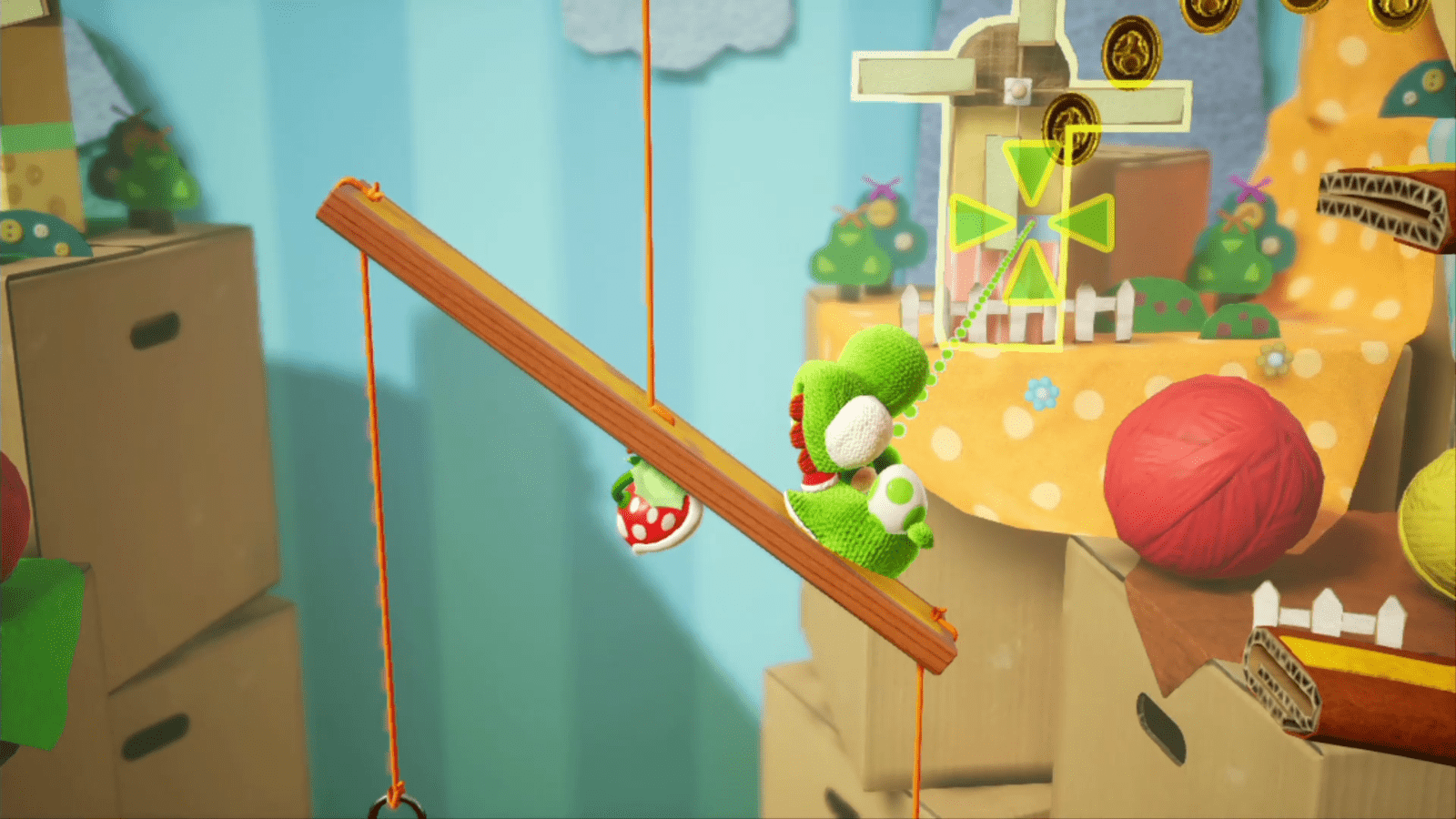 Pastel Pathway Souvenirs - Yoshi's Crafted World Walkthrough - Neoseeker