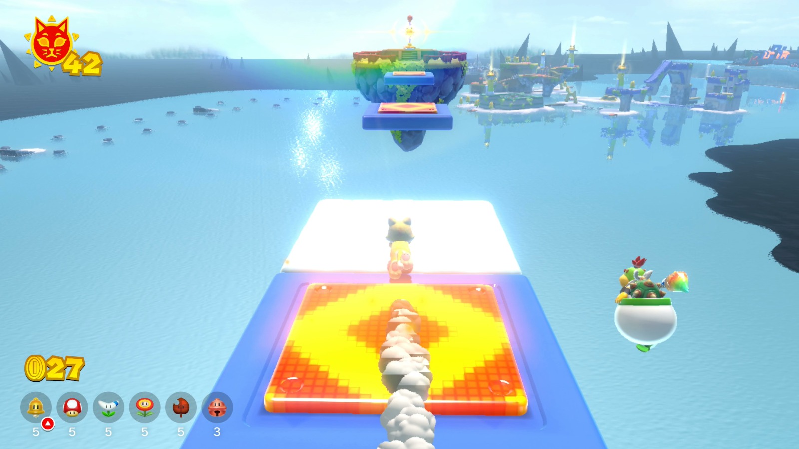 Lake Lapcat - All Cat Shine Locations - Bowser's Fury Walkthrough ...