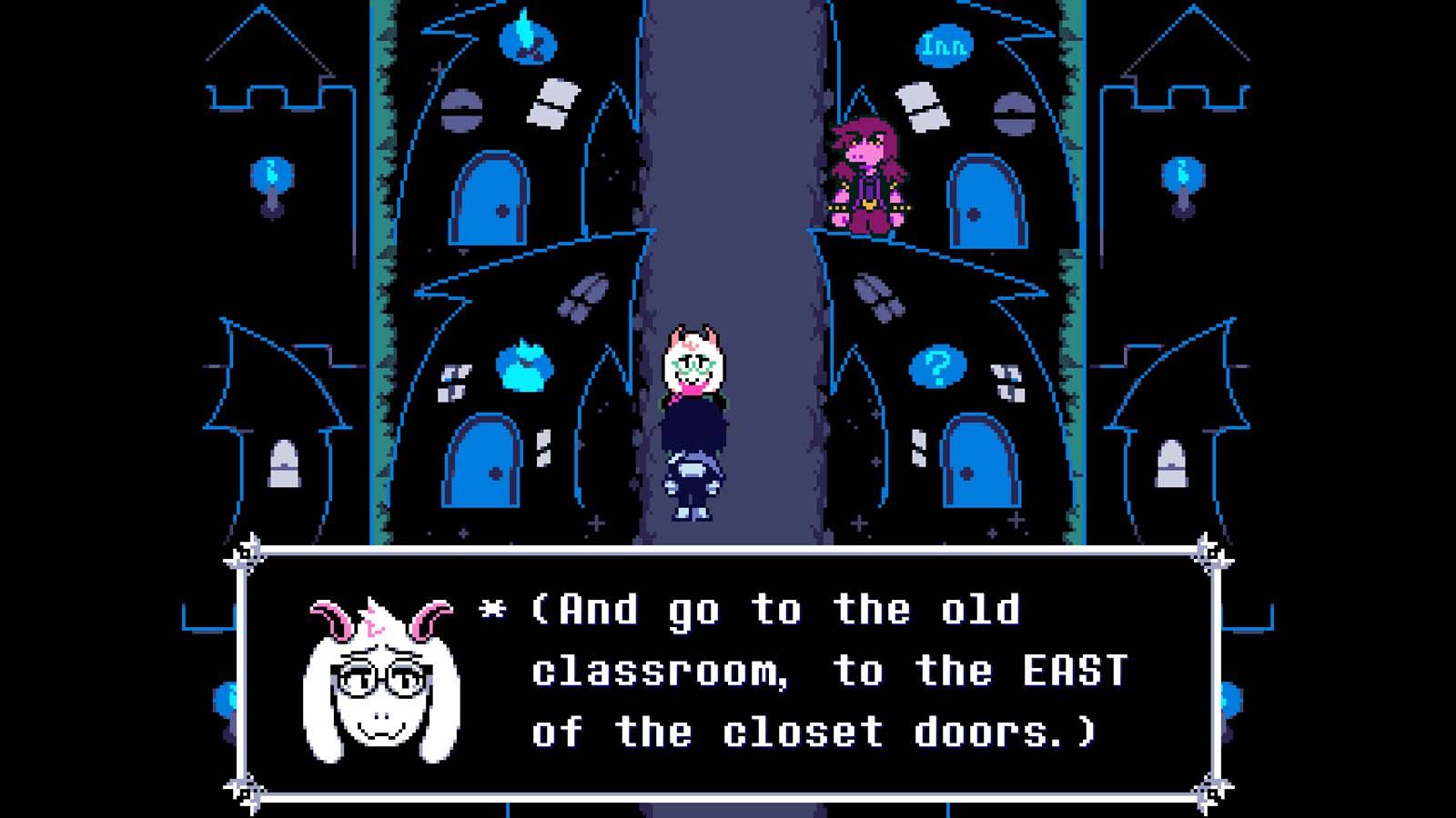 Hometown Chapter 2 - Deltarune Walkthrough - Neoseeker