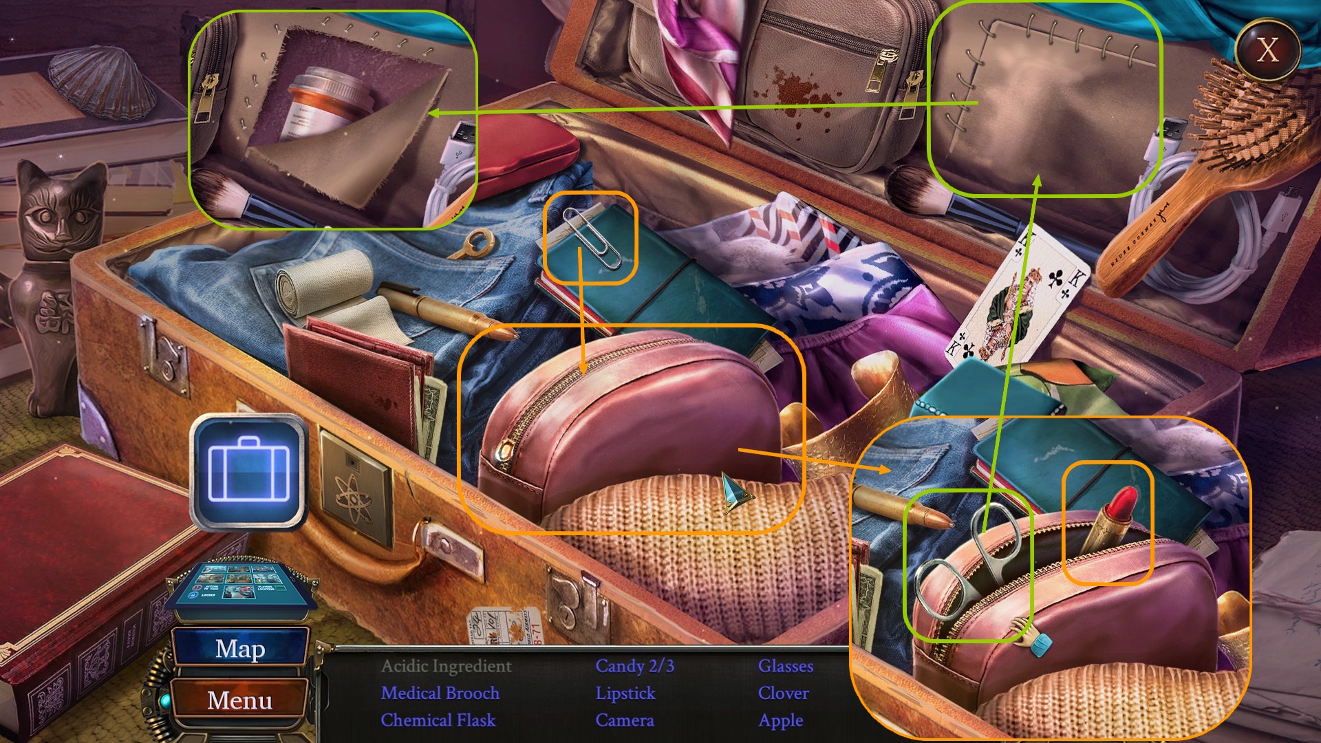 Hidden Objects Scene (Main Story) - Family Mysteries 3: Criminal Mindset Walkthrough - Neoseeker