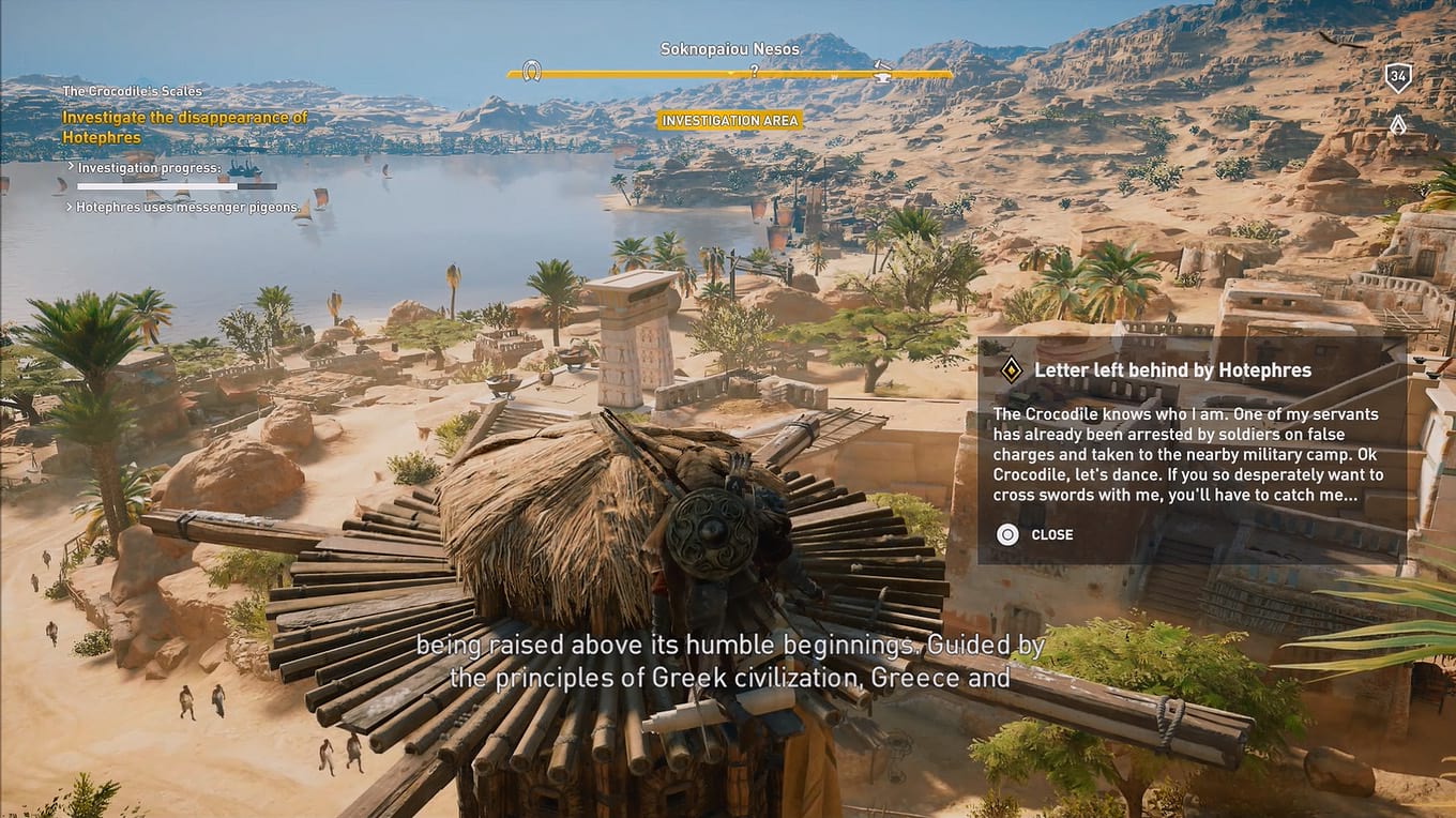 Walkthrough: The Crocodile's Scales - Assassin's Creed Origins - Neoseeker