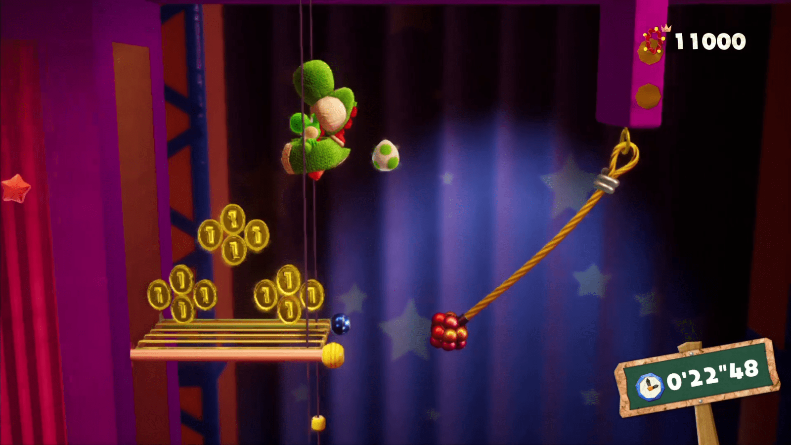 Hoop-Jump Hop - Yoshi's Crafted World Walkthrough - Neoseeker