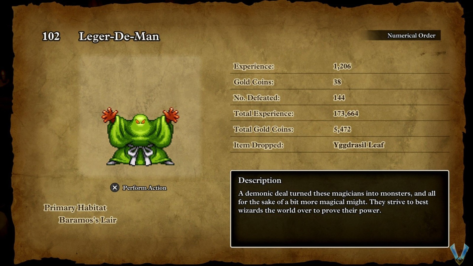 Dragon Quest III HD-2D Remake - All Enemy Database 081 - 120 - Neoseeker