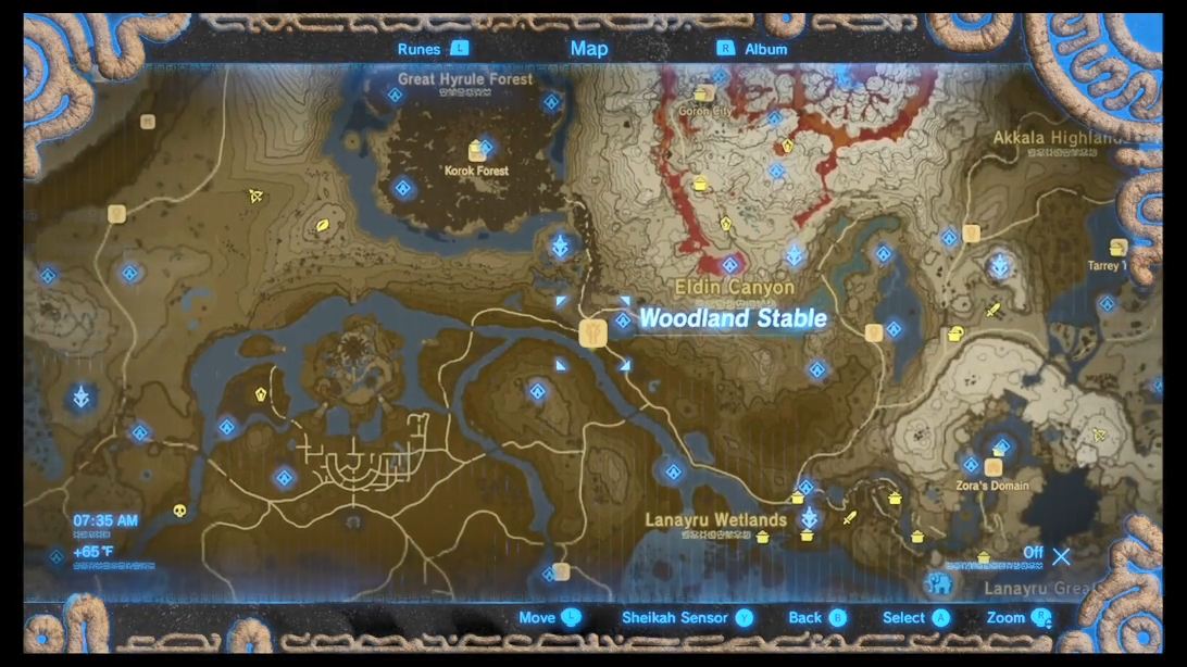 Hebra and Woodland Sidequests - The Legend of Zelda: Breath of the Wild ...