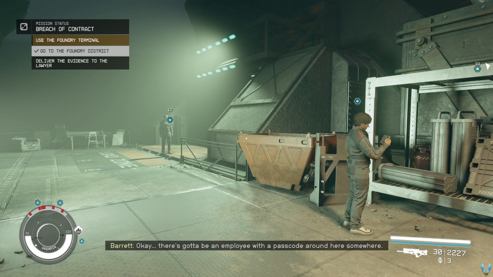 Starfield - Breach of Contract: Barrett's Companion Quest Guide - Neoseeker