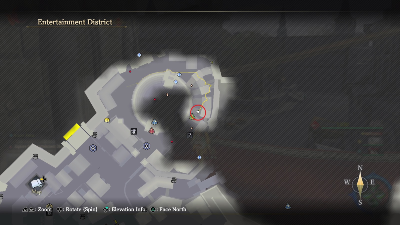 Ys IX: Monstrum Nox - Entertainment District Azure Petal Locations ...