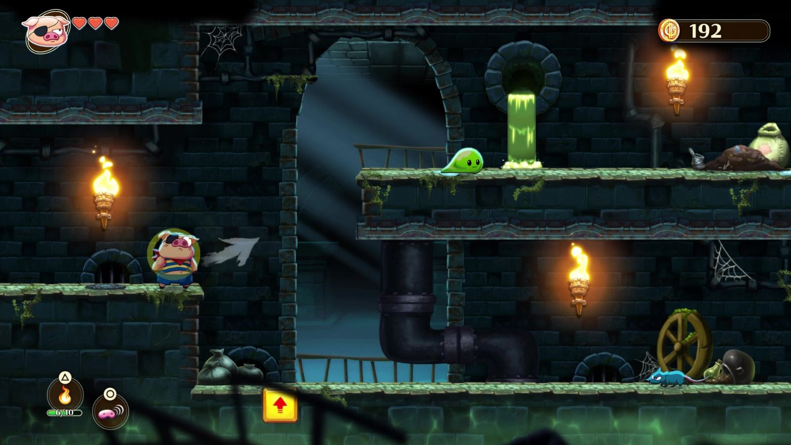 The Sewers - Monster Boy and the Cursed Kingdom Walkthrough - Neoseeker