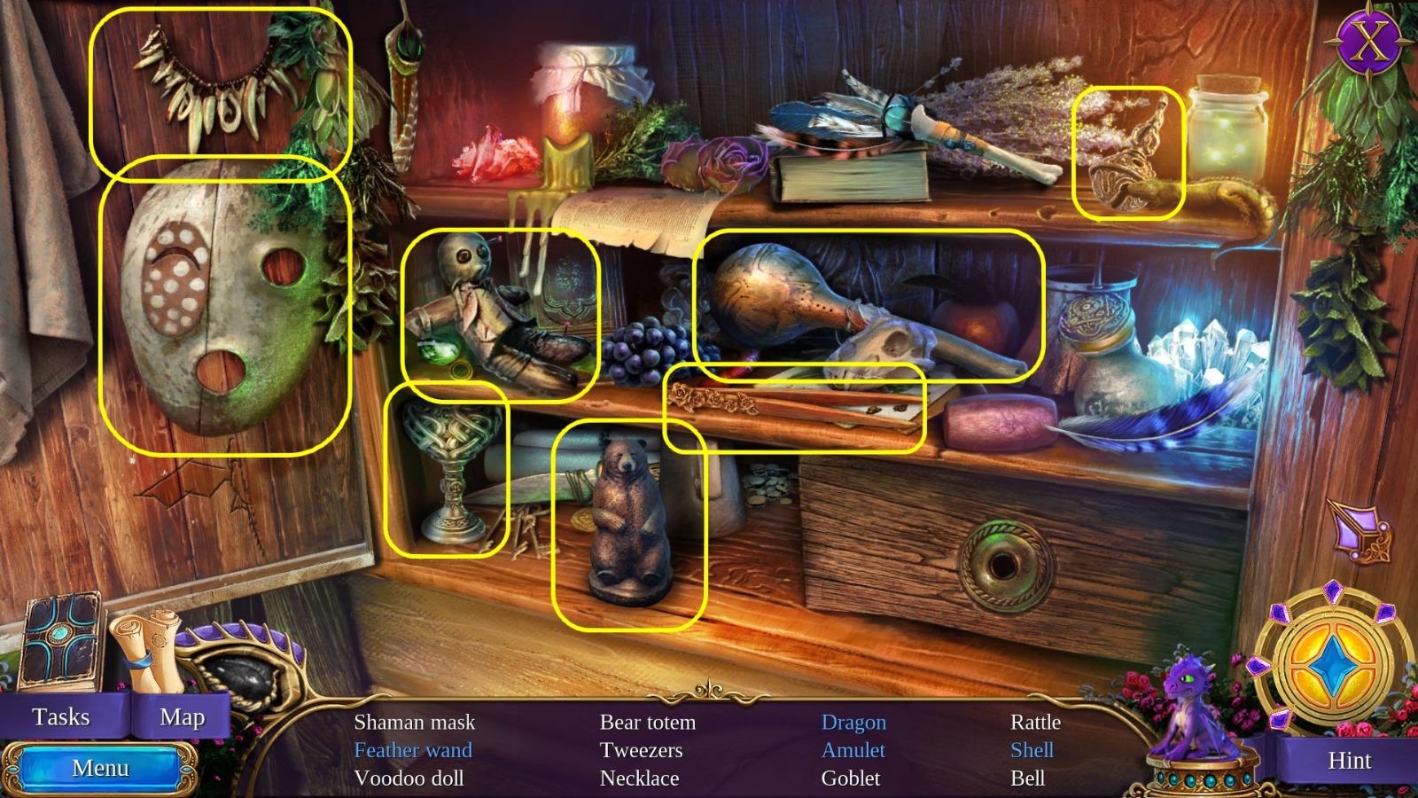 Hidden Objects (main) - The Secret Order 5: The Buried Kingdom ...