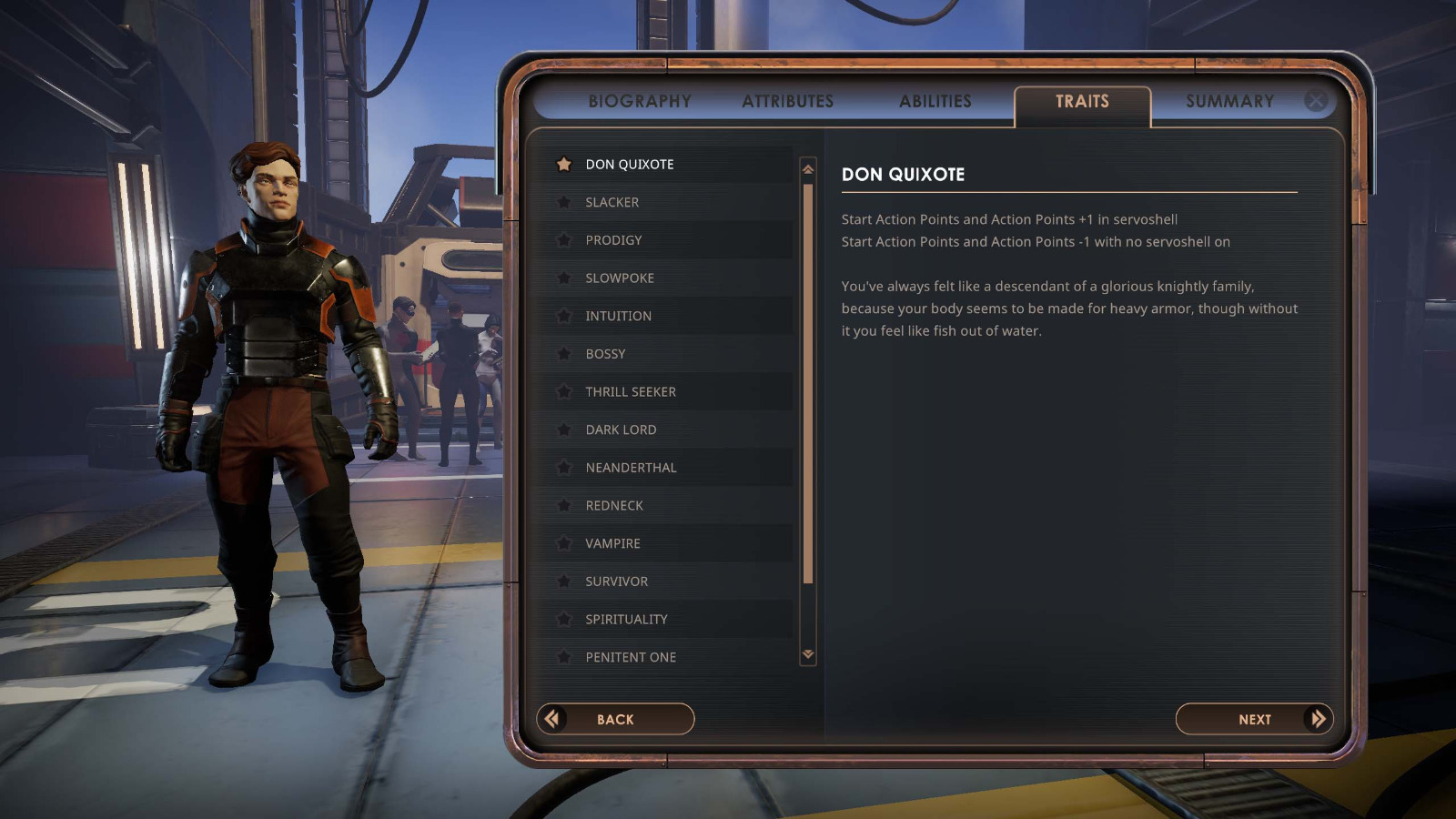Character Creation - Encased Walkthrough - Neoseeker