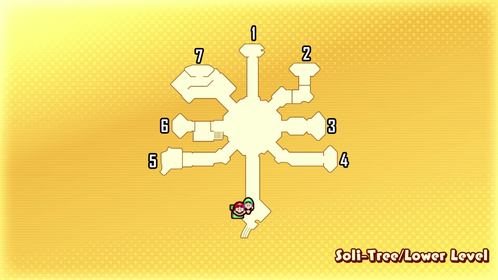Soli-Tree - Lower Level - Mario & Luigi: Brothership Walkthrough ...