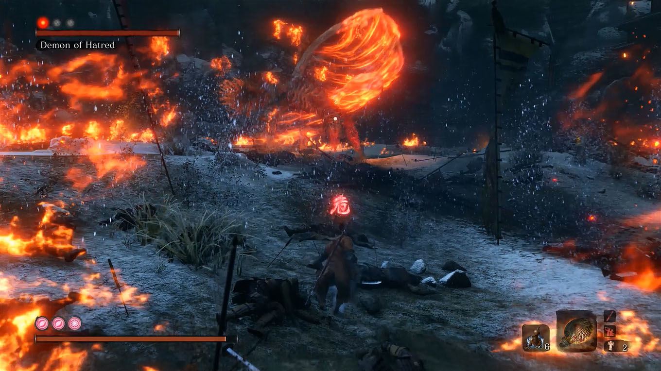 Boss: Demon of Hatred - Sekiro: Shadows Die Twice Walkthrough - Neoseeker