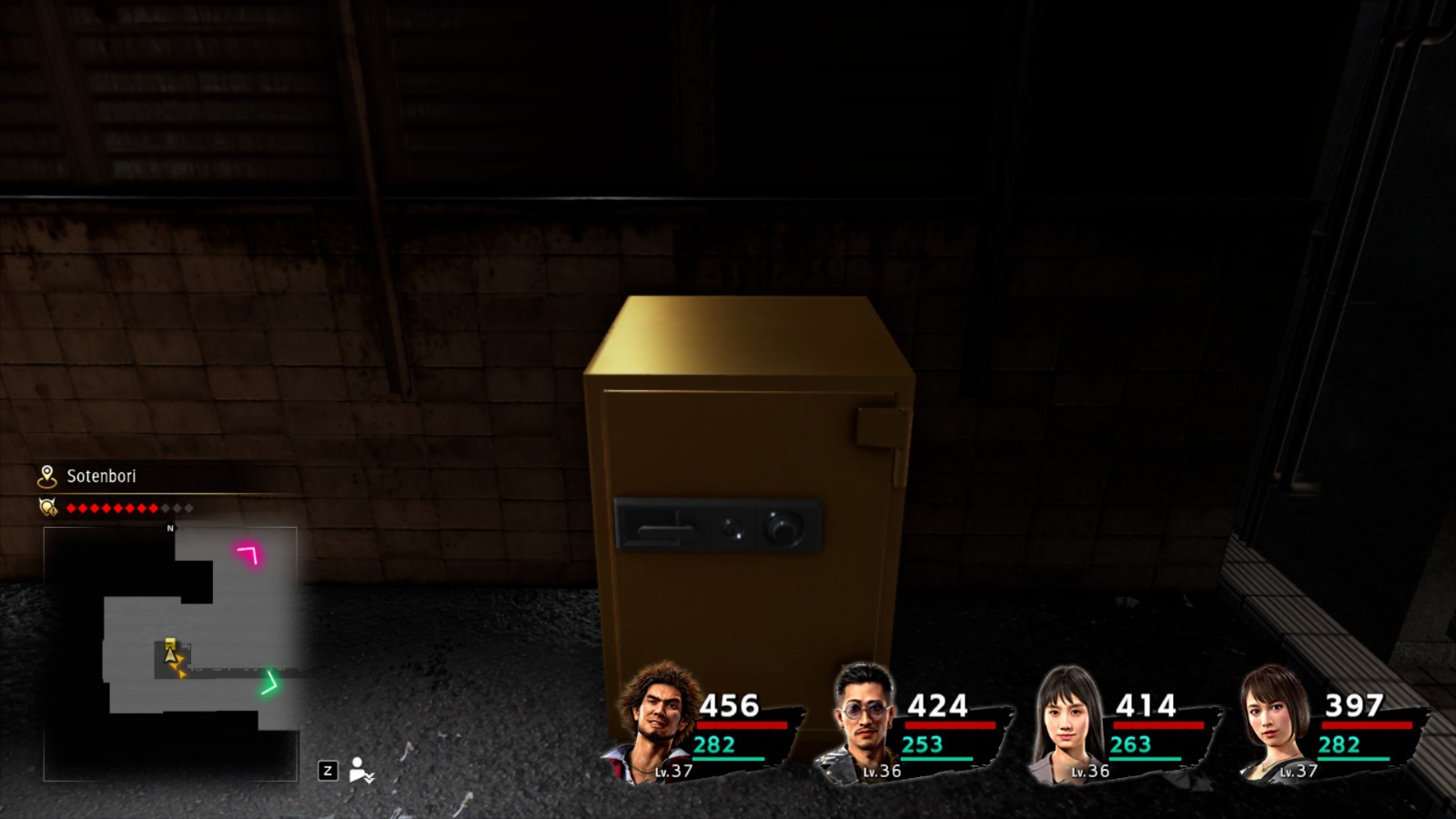 Safe Locations (Sotenbori) - Yakuza: Like a Dragon Walkthrough - Neoseeker