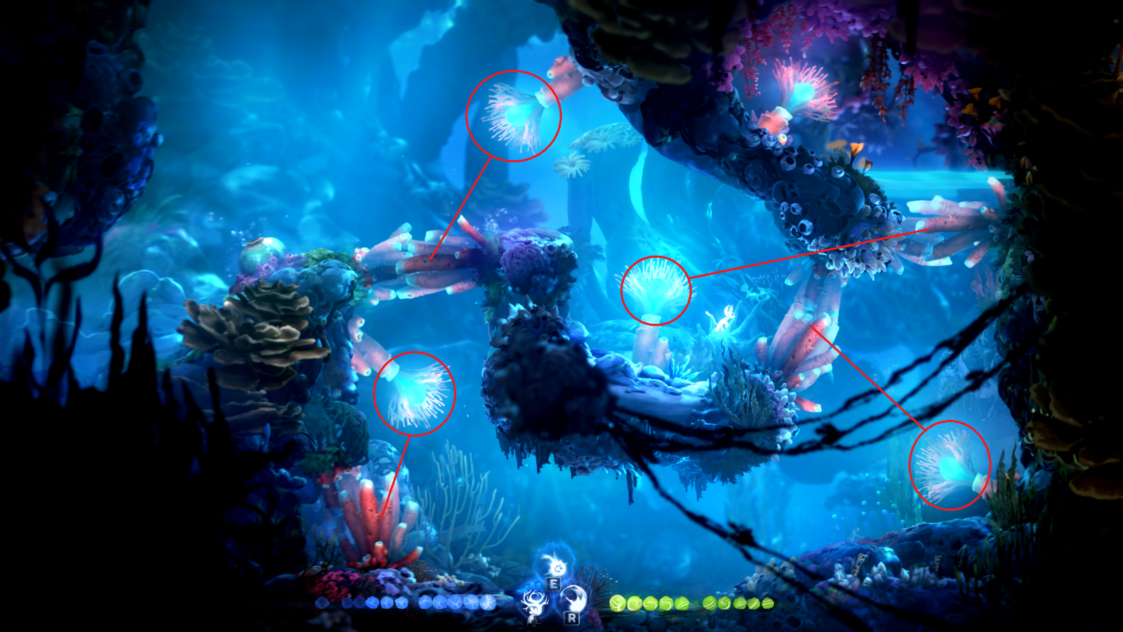 Luma Pools - Ori and the Will of the Wisps Walkthrough - Neoseeker