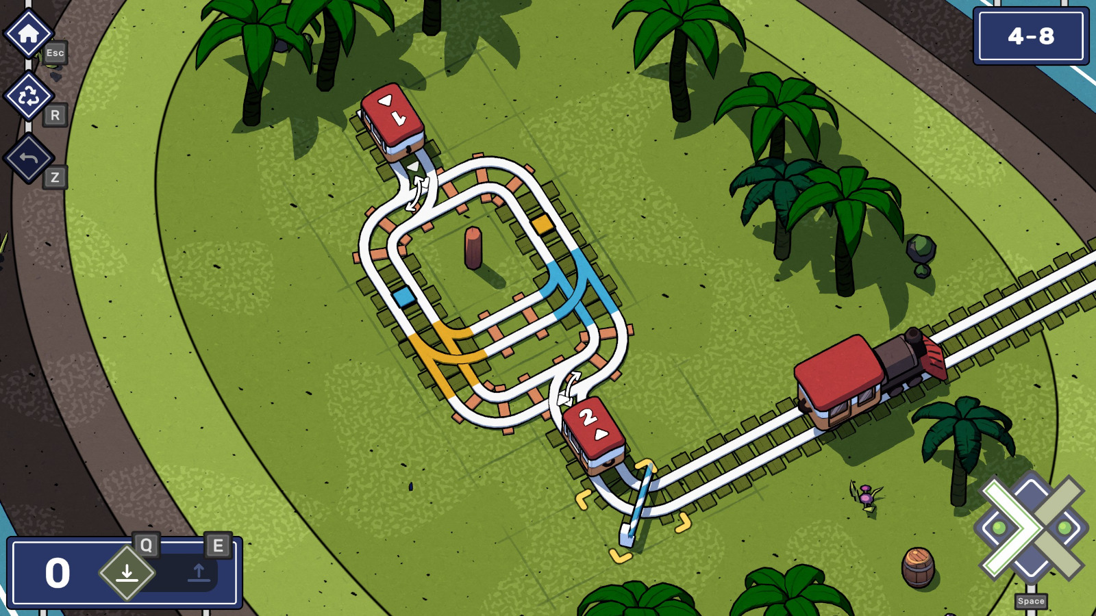 World 4 Puzzle Solutions - Railbound Walkthrough - Neoseeker