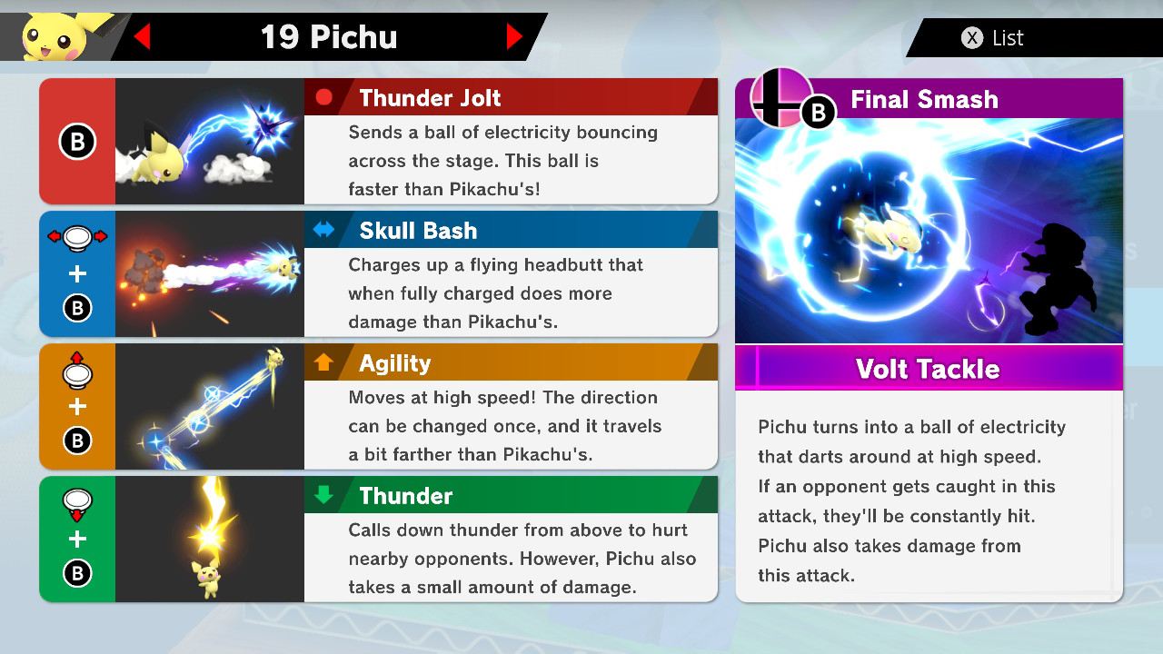 Pichu - Super Smash Bros. Ultimate Walkthrough - Neoseeker