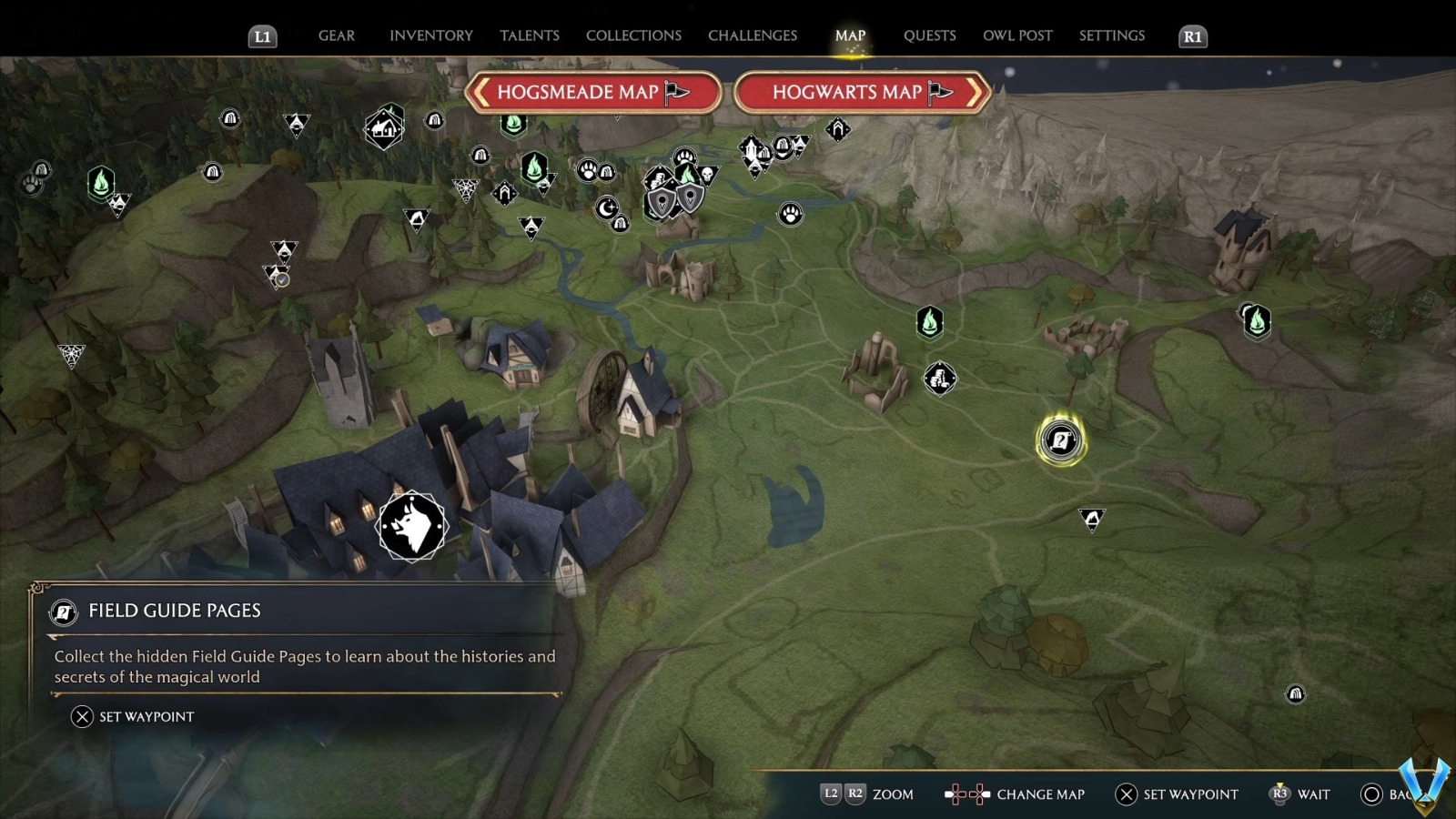 Hogwarts Legacy - All Field Guide Pages - The Highlands Locations Guide ...