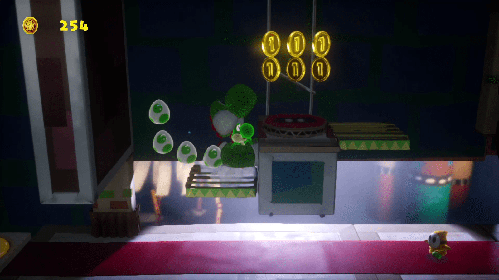Skulking Around - Yoshi's Crafted World Walkthrough - Neoseeker