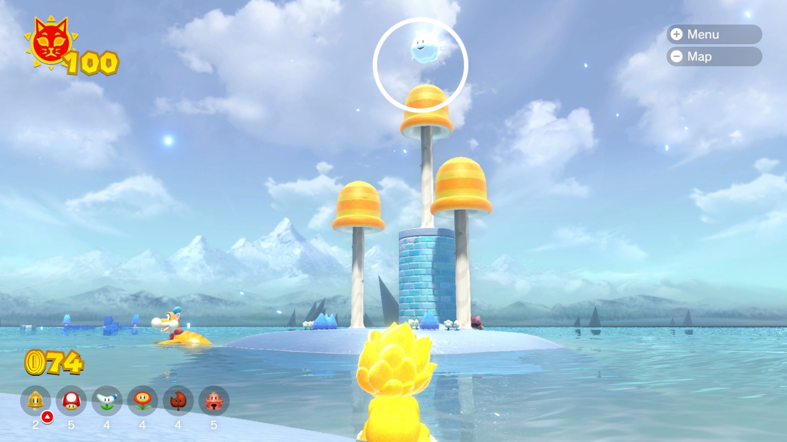 Lake Lapcat - All Cat Shine Locations - Bowser's Fury Walkthrough ...