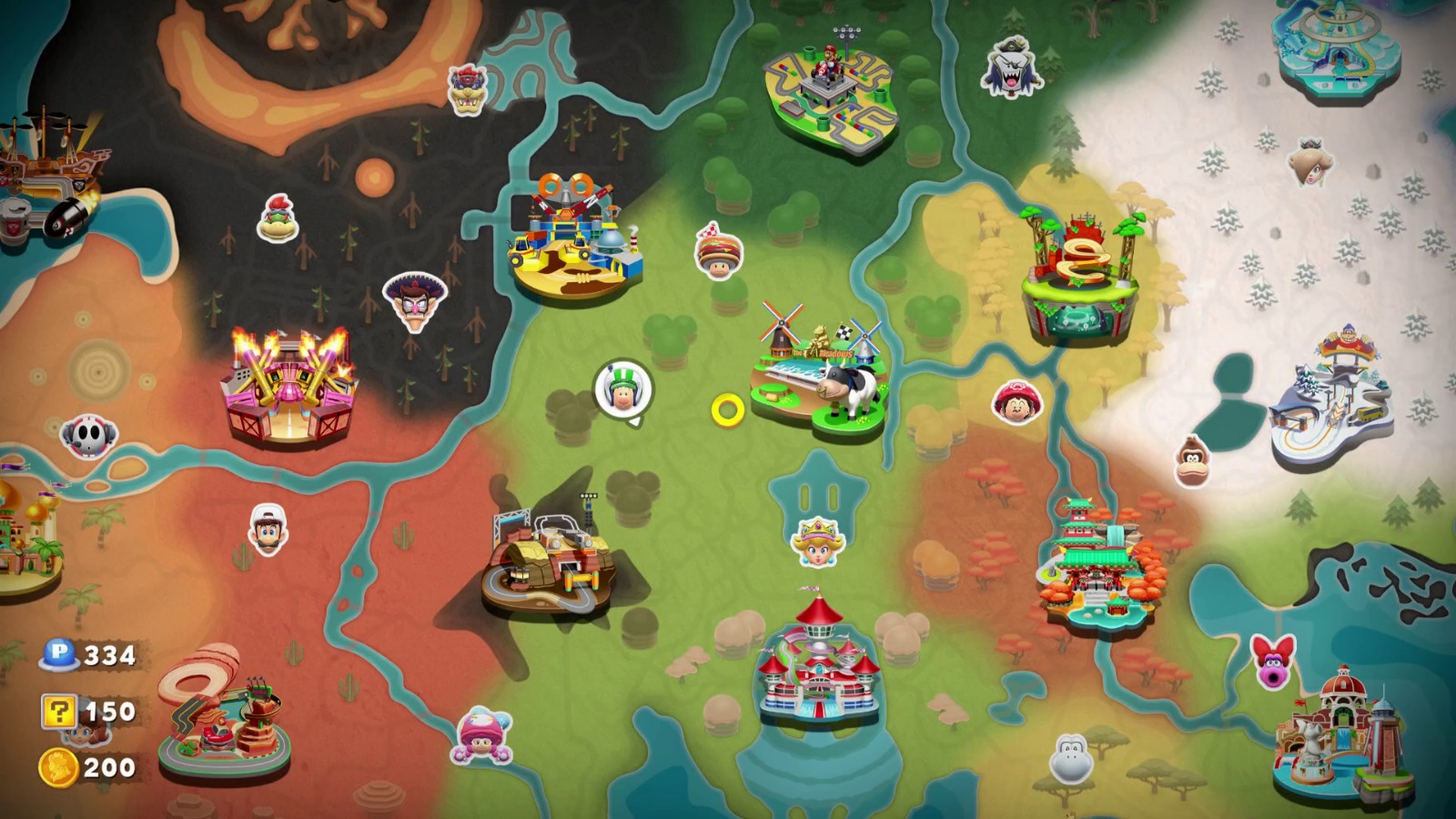 Mario Kart World - All Central Region P-Switches - Neoseeker