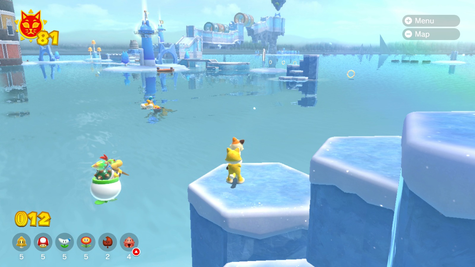 Lake Lapcat - All Cat Shine Locations - Bowser's Fury Walkthrough ...