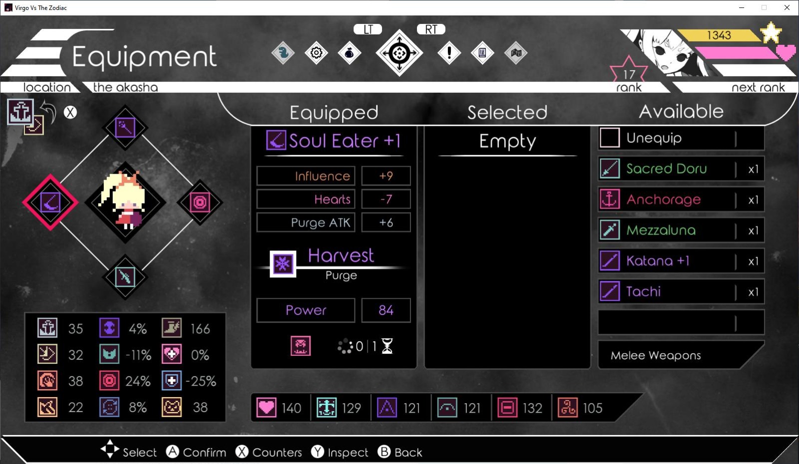 Equipment - Virgo Versus The Zodiac Walkthrough - Neoseeker